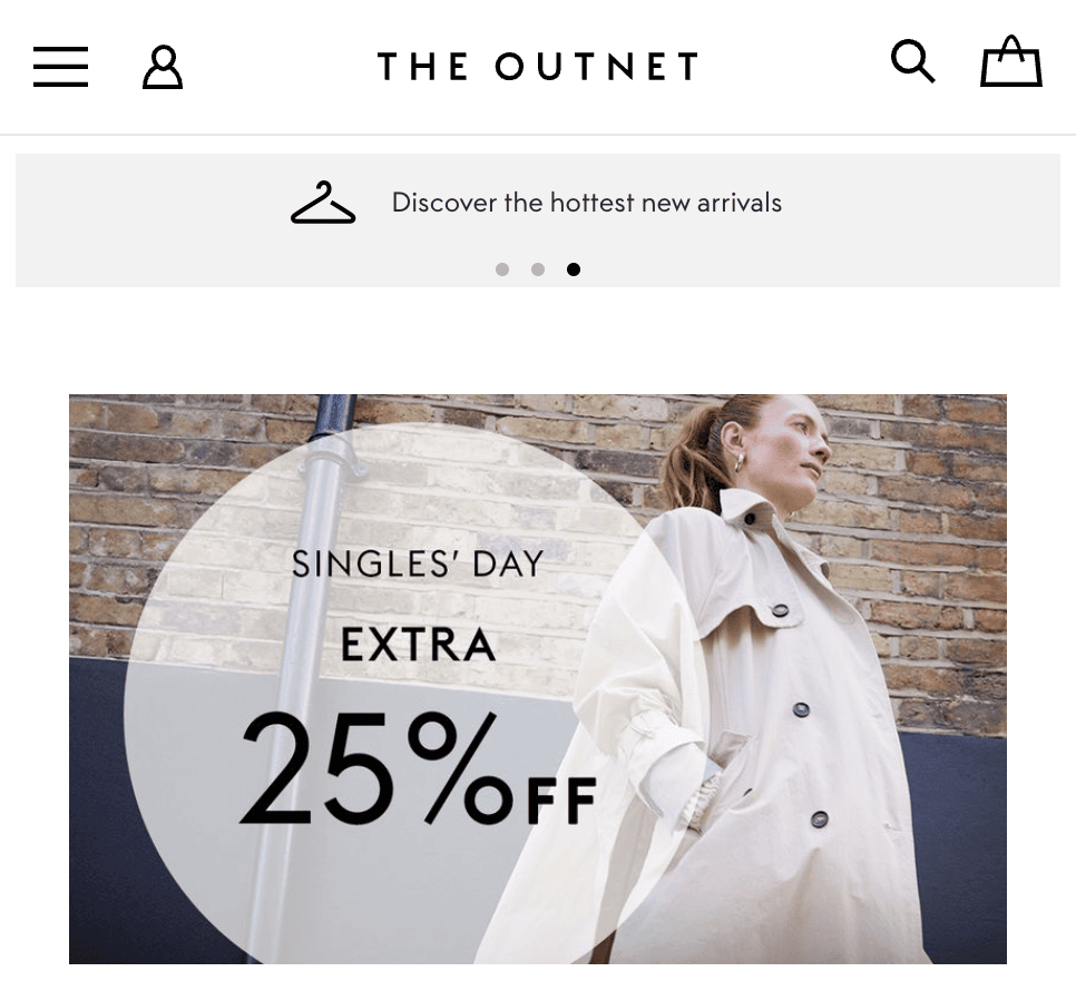 The OUTNET 雙 11 活動 折上75折 – Miss PinkPie